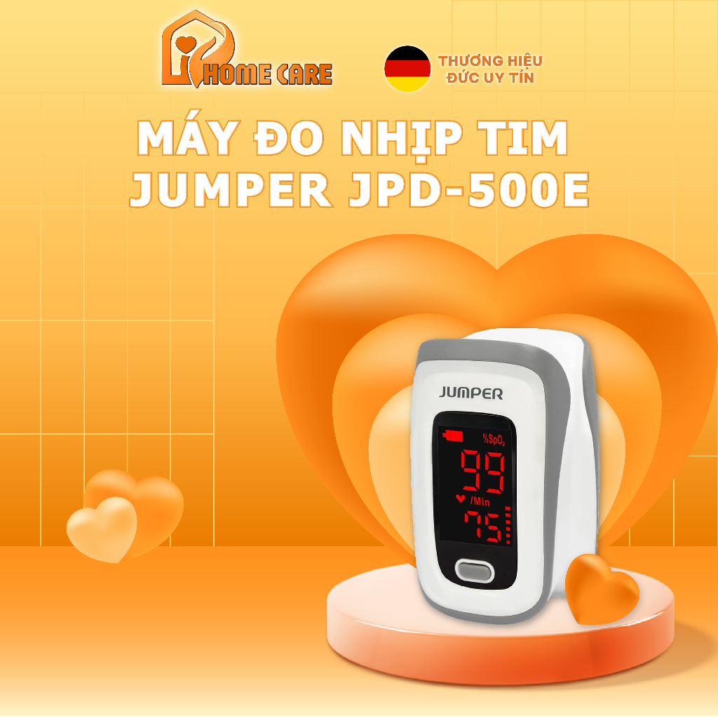 Máy đo lưu lượng oxy SPO2 JUMPER 500E | Shopee Việt Nam