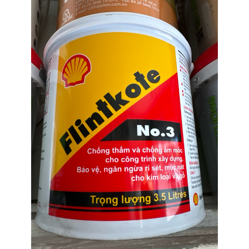 Sơn chống thấm FLINKOTE NO.3 - lon 3,5kg( màu đen) | Shopee Việt Nam