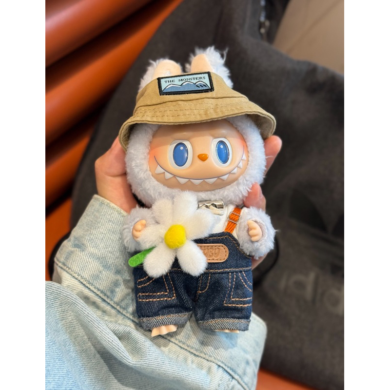 [𝐀𝐔𝐓𝐇𝐄𝐍𝐓𝐈𝐂 𝟏𝟎𝟎%] Labubu bông cúc móc khoá - Có sẵn | Shopee Việt Nam