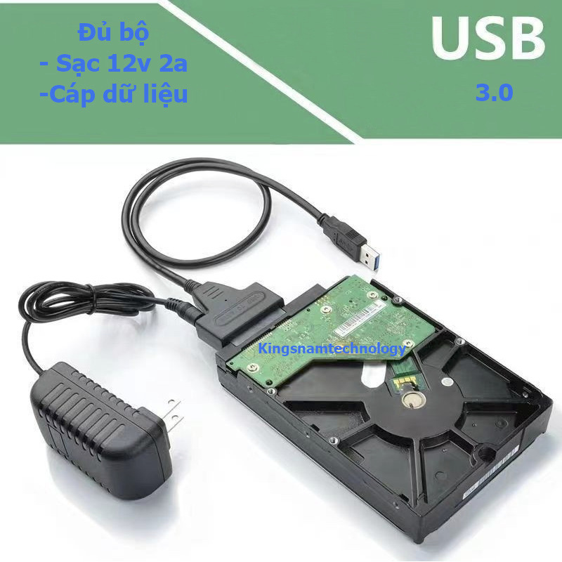 Bộ Dock dùng đọc dữ liệu từ ổ cứng 2.5 inch - 3.5 inch sang chuẩn USB 3.0 box 3.5 inch cao cấp ...