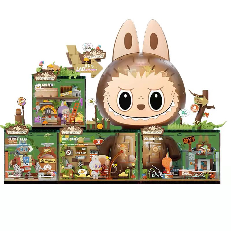 [Có Sẵn] Labubu The Monsters Forest secret base series Blocks | Shopee ...
