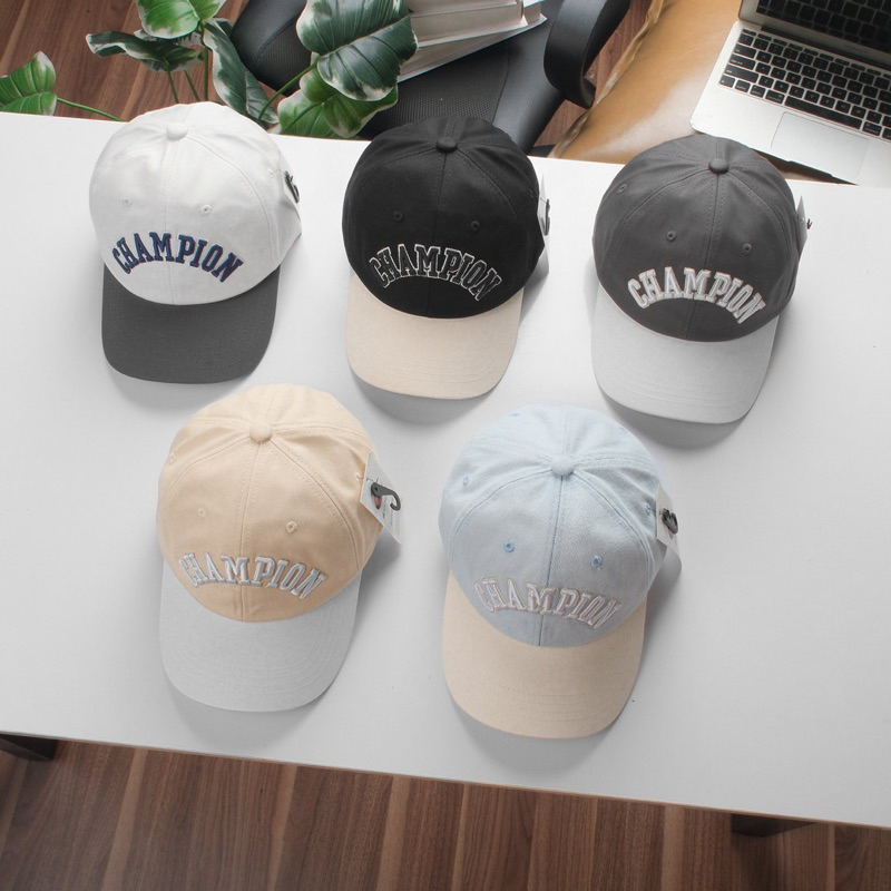 Mũ nón champion logo thêu 3D | Shopee Việt Nam