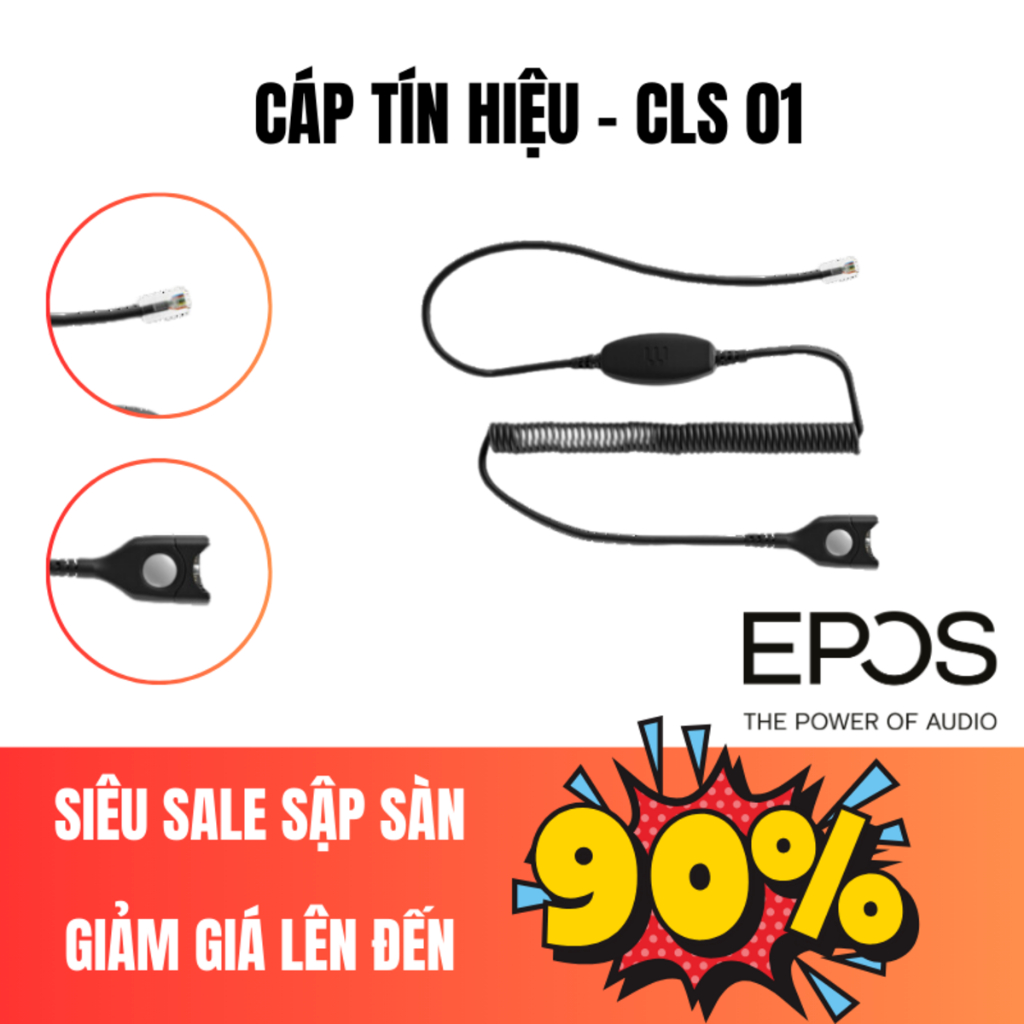 Cáp tín hiệu kết nối tai nghe CLS 01 hiệu EPOS | Shopee Việt Nam