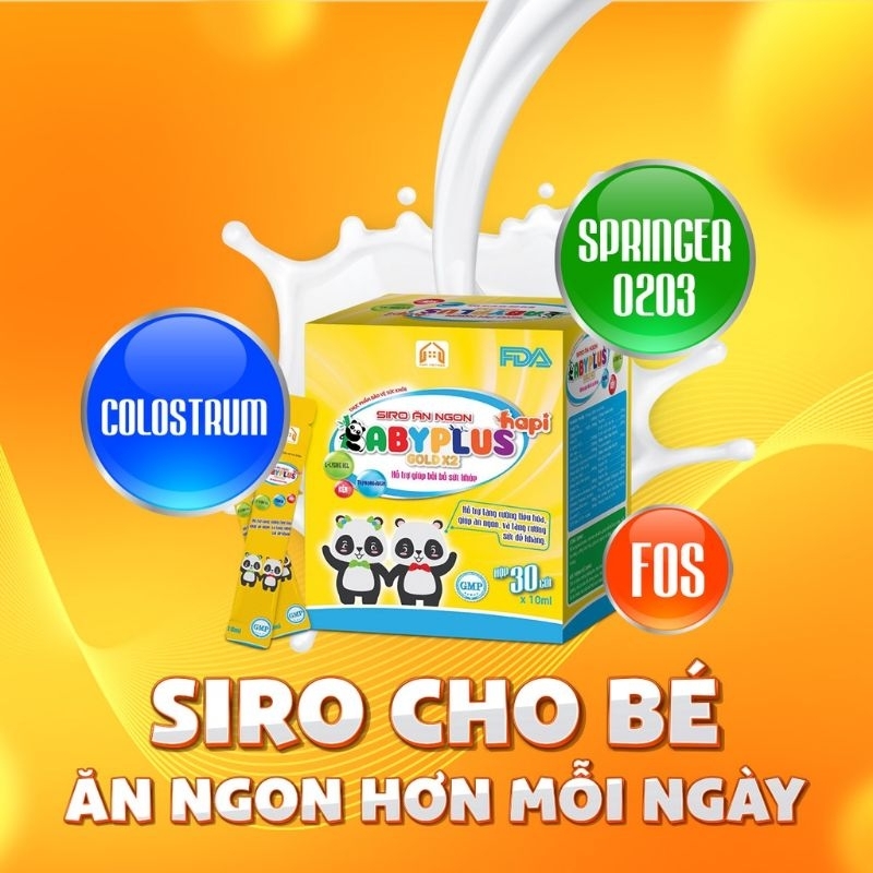 DATE MỚI 2024-2027 - Siro ăn ngon Baby Plus Gold X2 Hapi Việt Nam - hộp ...