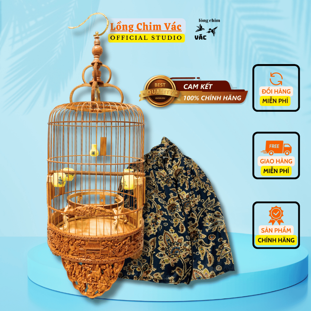 Lồng Chim Khuyên, Lồng Chim Hút Mật Đục Trạm Bát Tiên Cung Đình Huế Đầy ...