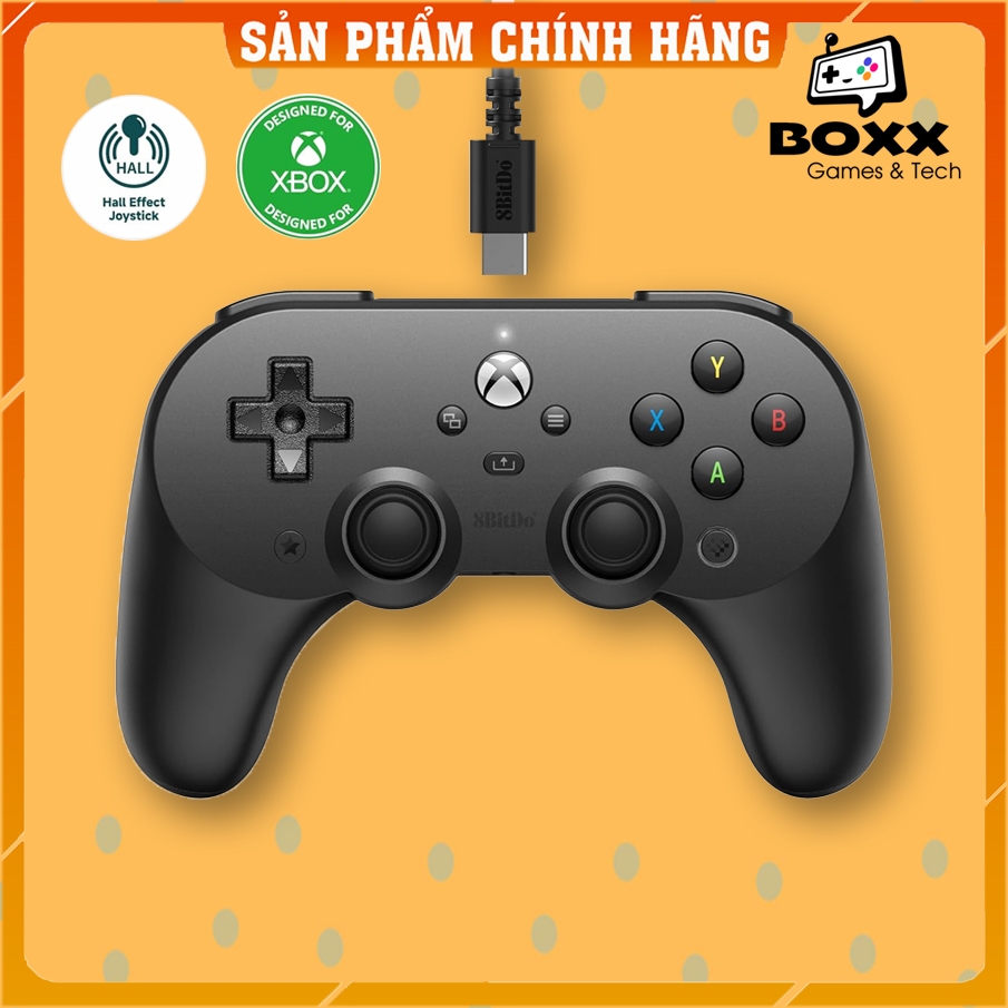 Tay cầm chơi game 8Bitdo Pro 2 có dây cho Windows, Laptop, PC, Xbox ...