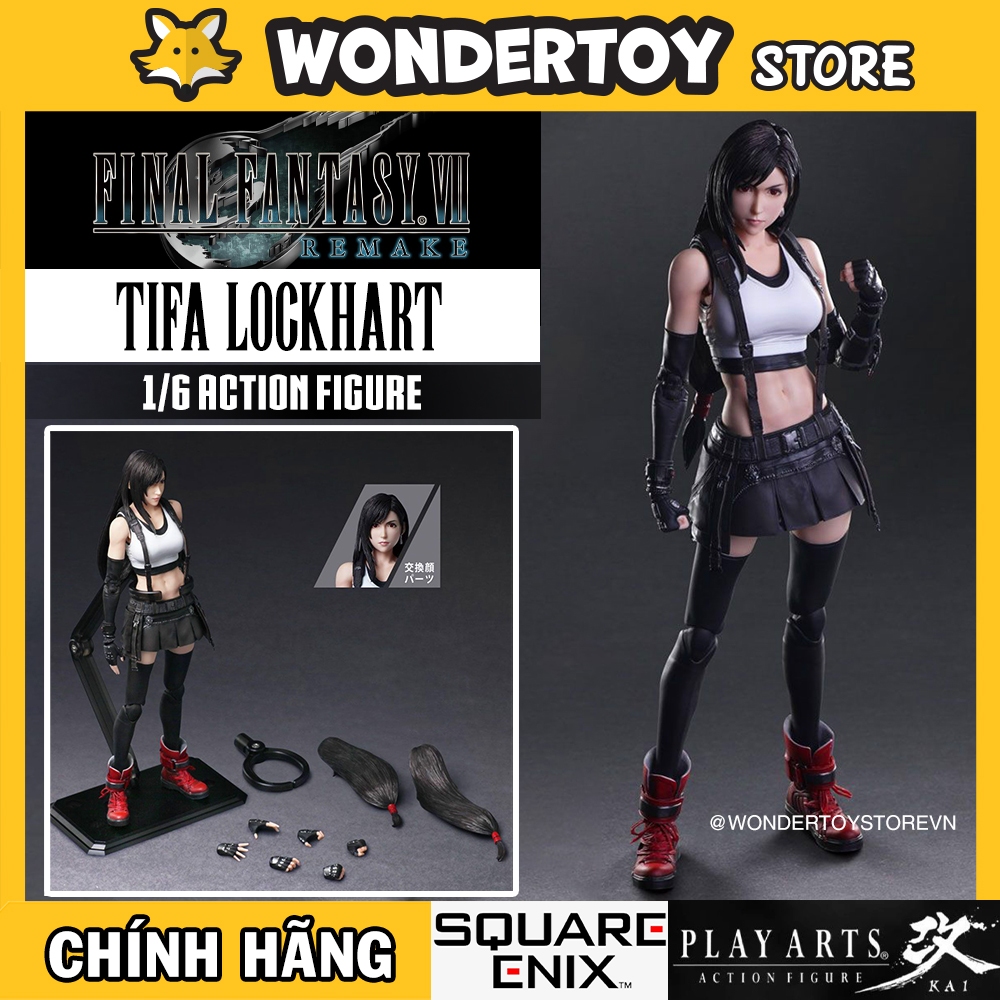 Mô Hình Chính Hãng Square Enix Play Arts Tifa Lockhart Final Fantasy ...