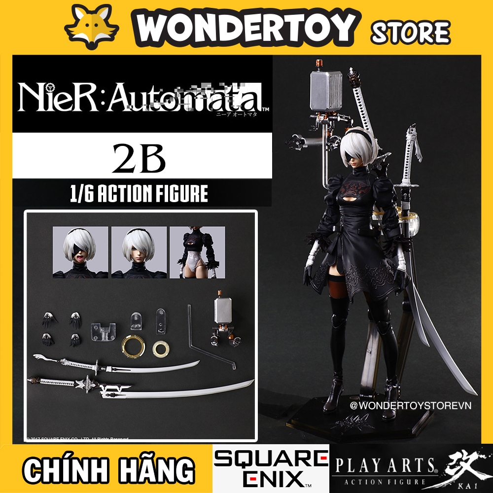 Mô Hình Chính Hãng Square Enix Play Arts Nier Automata 2B Deluxe Ver ...