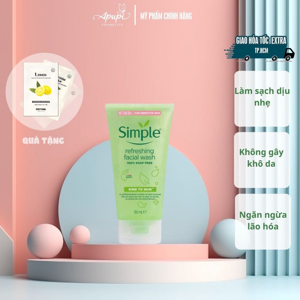 Gel Rửa Mặt Simple 150ml | Shopee Việt Nam