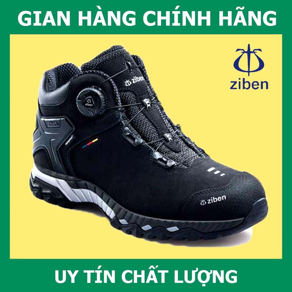 [Chính Hãng] Giày Bảo Hộ Hàn Quốc Ziben 207 Đế Chống Trơn Trượt, Chống Đâm Xuyên, Chống Dập Ngón ...