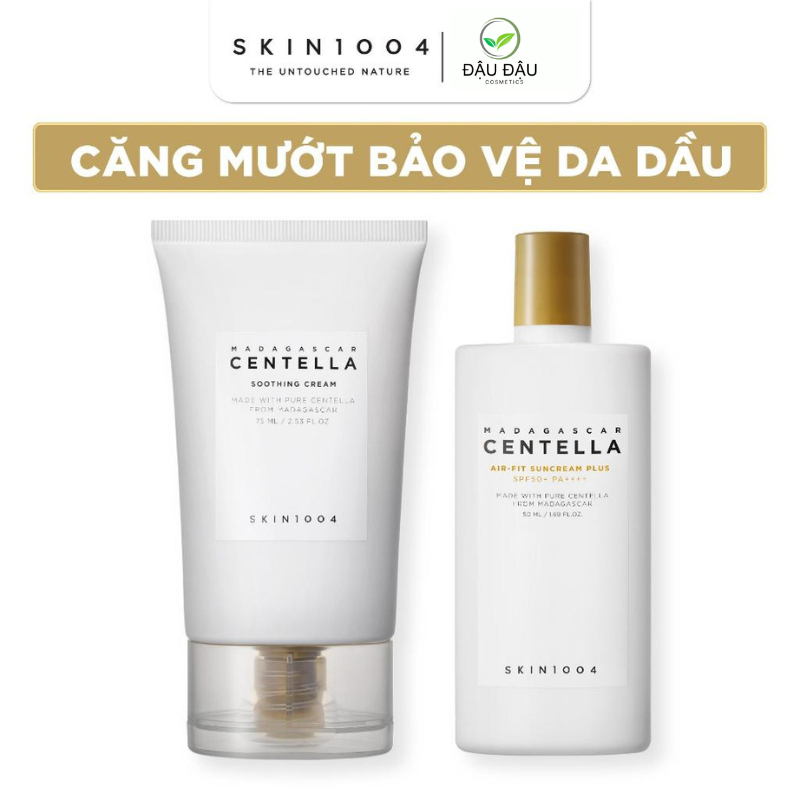 [COMBO]Kem dưỡng Centella Soothing Cream 75ml+Kem chống nắng SKIN1004 ...