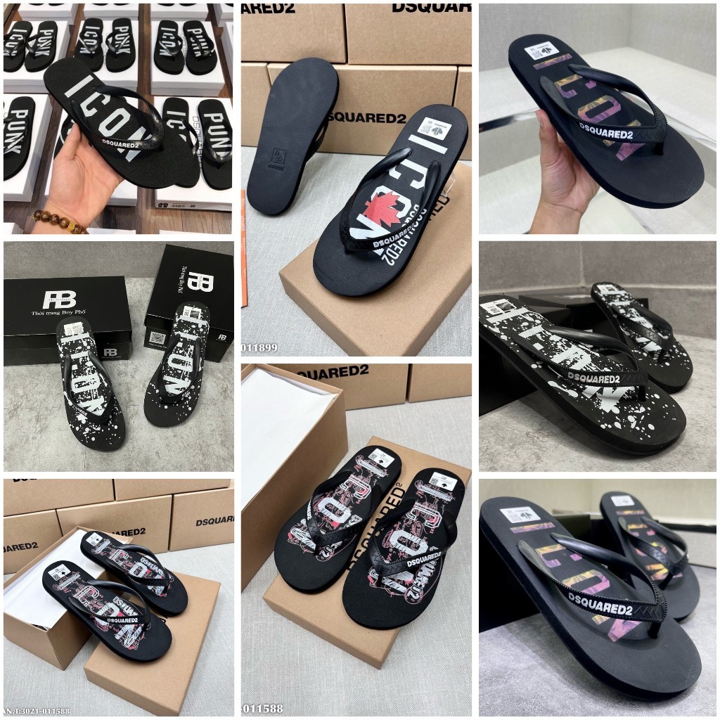Dép Tông BBR - DSQ2 - ICON xỏ ngón cực chất - Tông đi biển lên chân ...