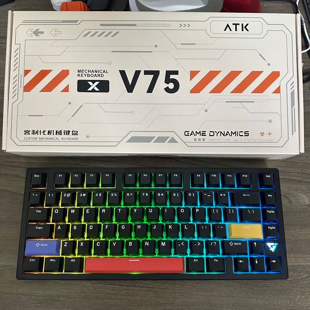 Bàn phím cơ Gaming ATK VXE V75X 3 Mode / Mạch Xuôi /Led RGB/Top Nhôm ...