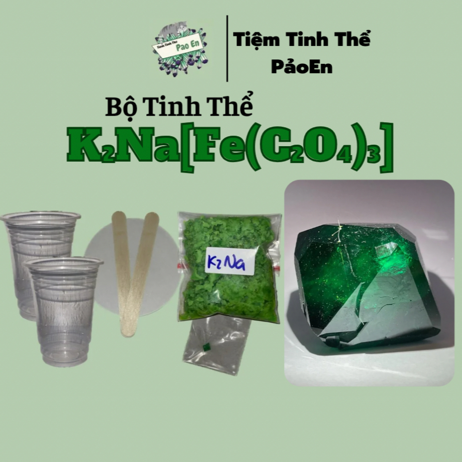 Bộ dụng cụ làm tinh thể K2Na ( có giấy hướng dẫn ) | Shopee Việt Nam