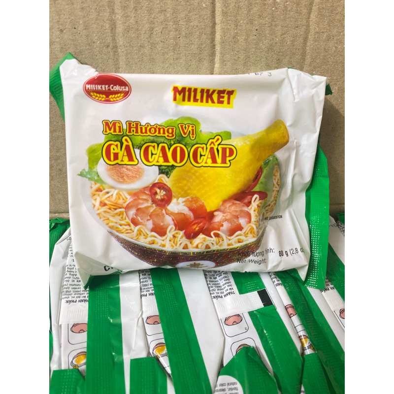 Mì Miliket Gà Cao Cấp 80g Lẻ 1 Gói | Shopee Việt Nam