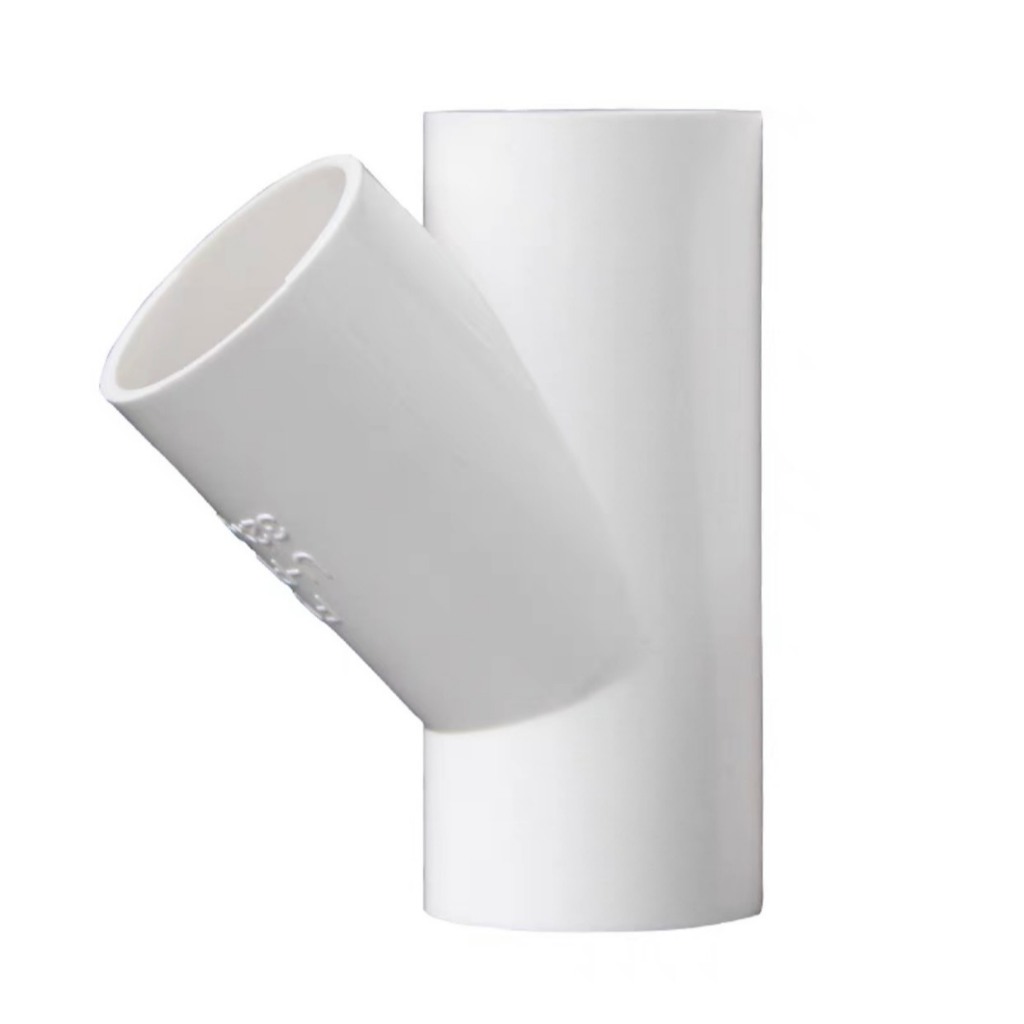 CHIA Y BA ĐẦU CHU Y U-PVC CAO CẤP CHO HỒ CÁ PHI 20-25-32MM MÀU TRẮNG ...