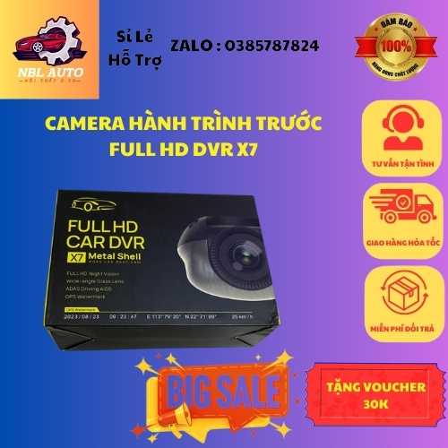 Camera Hành Trình Trước FULL HD CAR DVR X7 Metal Shell 1080P (1920 x ...