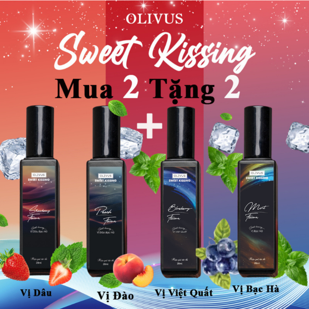 Xịt thơm miệng OLIVUS xịt hôn giúp hơi thở thơm mát chiết xuất thiên ...