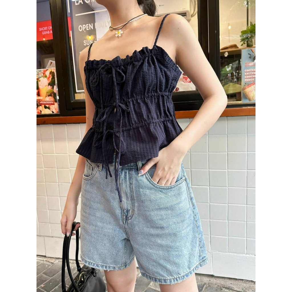 KIDO - Quần jean dáng lửng ANDIE JEAN SHORTS | Shopee Việt Nam