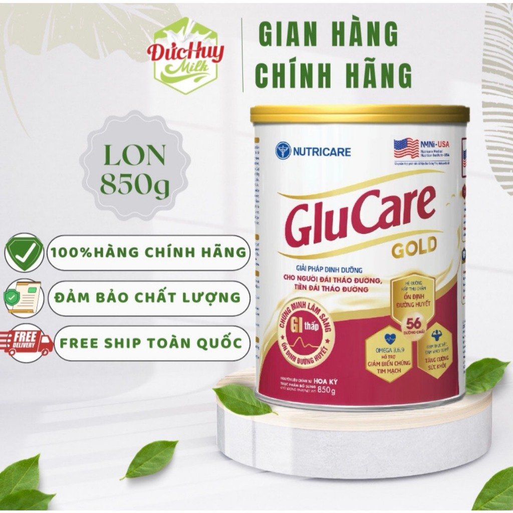 Sữa bột Nutricare Gold/Bone/Glucare/Coloscare cho người già 900g ...