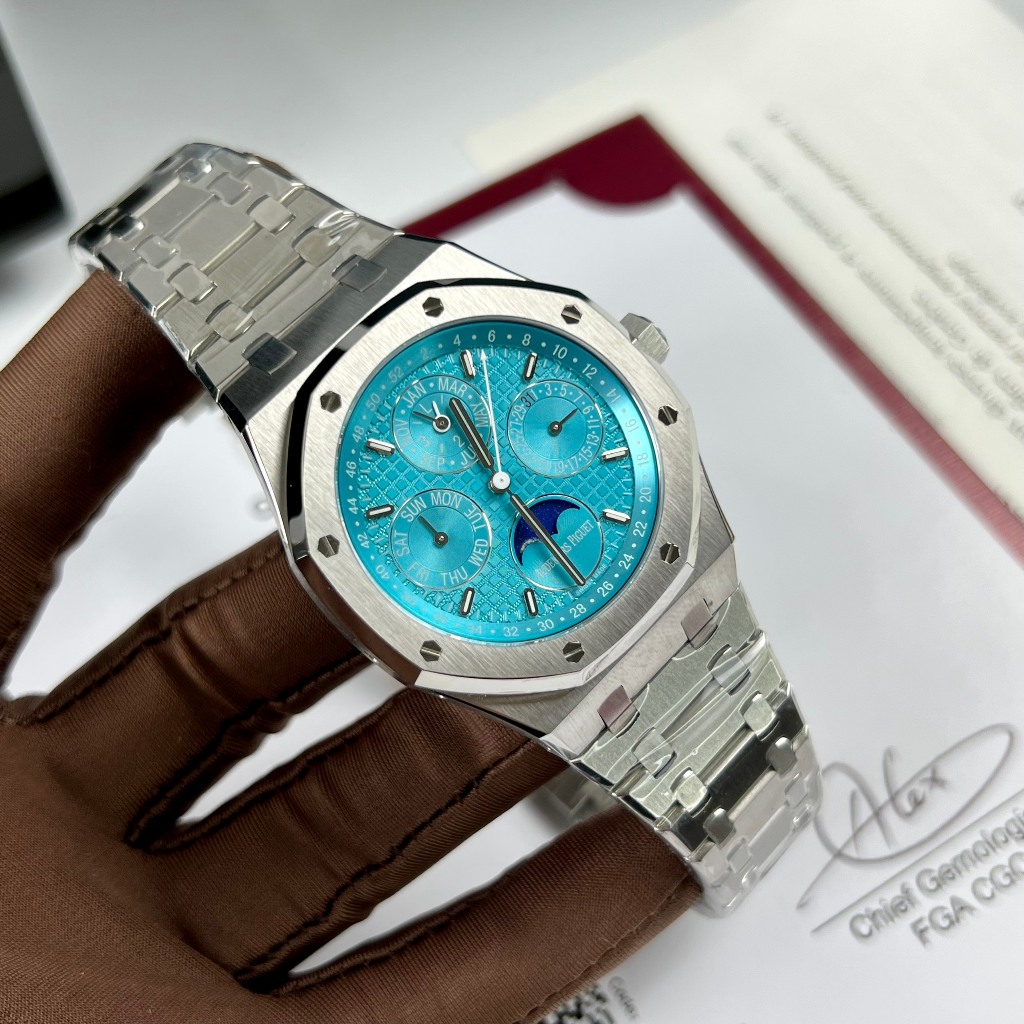 fullbox hãng - đồng hồ nam Audemars Piguet Royal Oak Perpetual Calendar ...