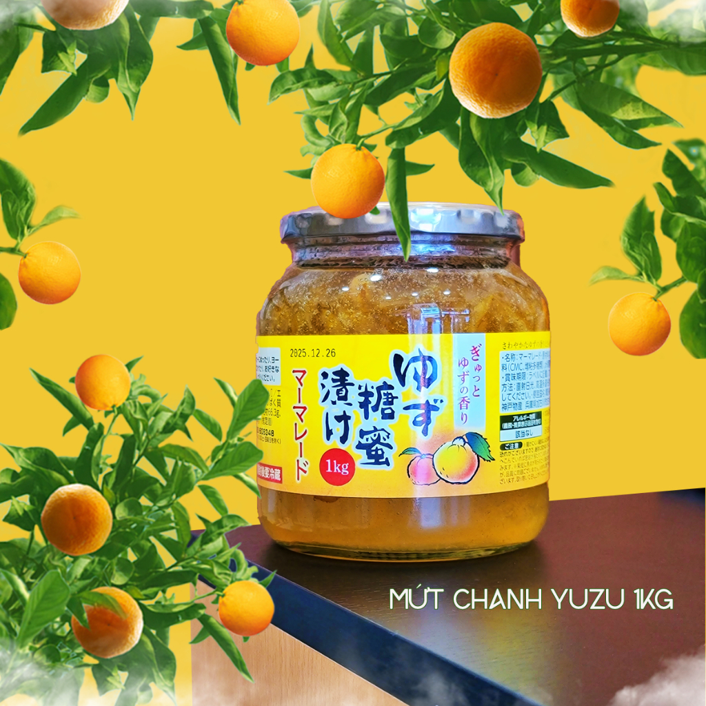 Mứt Chanh Mật Ong Hương Trái Cây Yuzu 1kg - Hàng Nội Địa Nhật 100% | Shopee Việt Nam