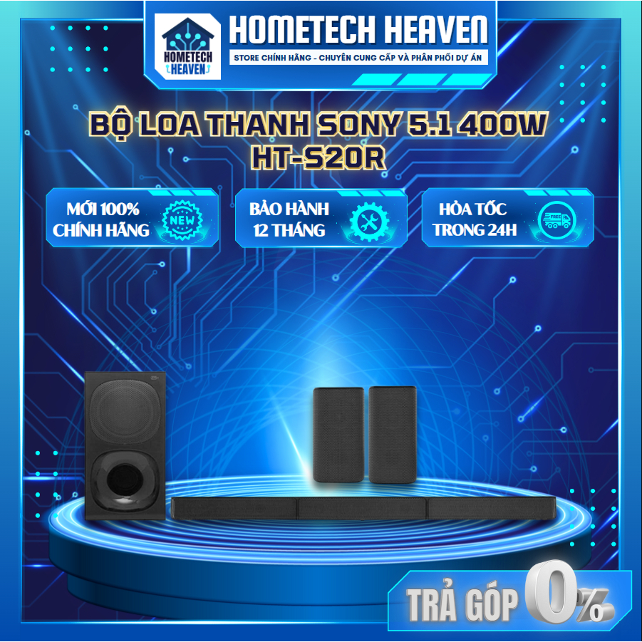 ☑️ HT-S20R - Dàn âm thanh - Loa Sony 5.1 HT-S20R 400W - Hàng chính hãng ...