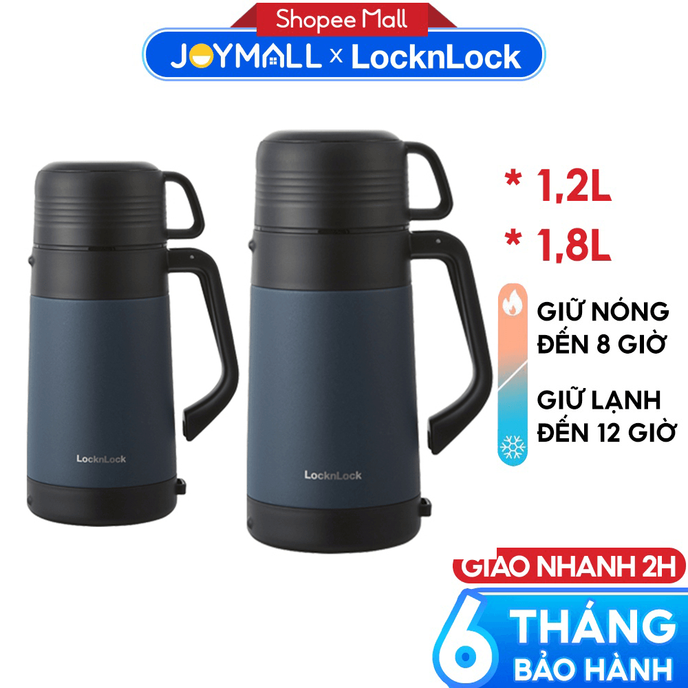 Bình giữ nhiệt LocknLock cỡ đại Navy LHC1484 1,2L LHC1485 1,8L, Hàng ...