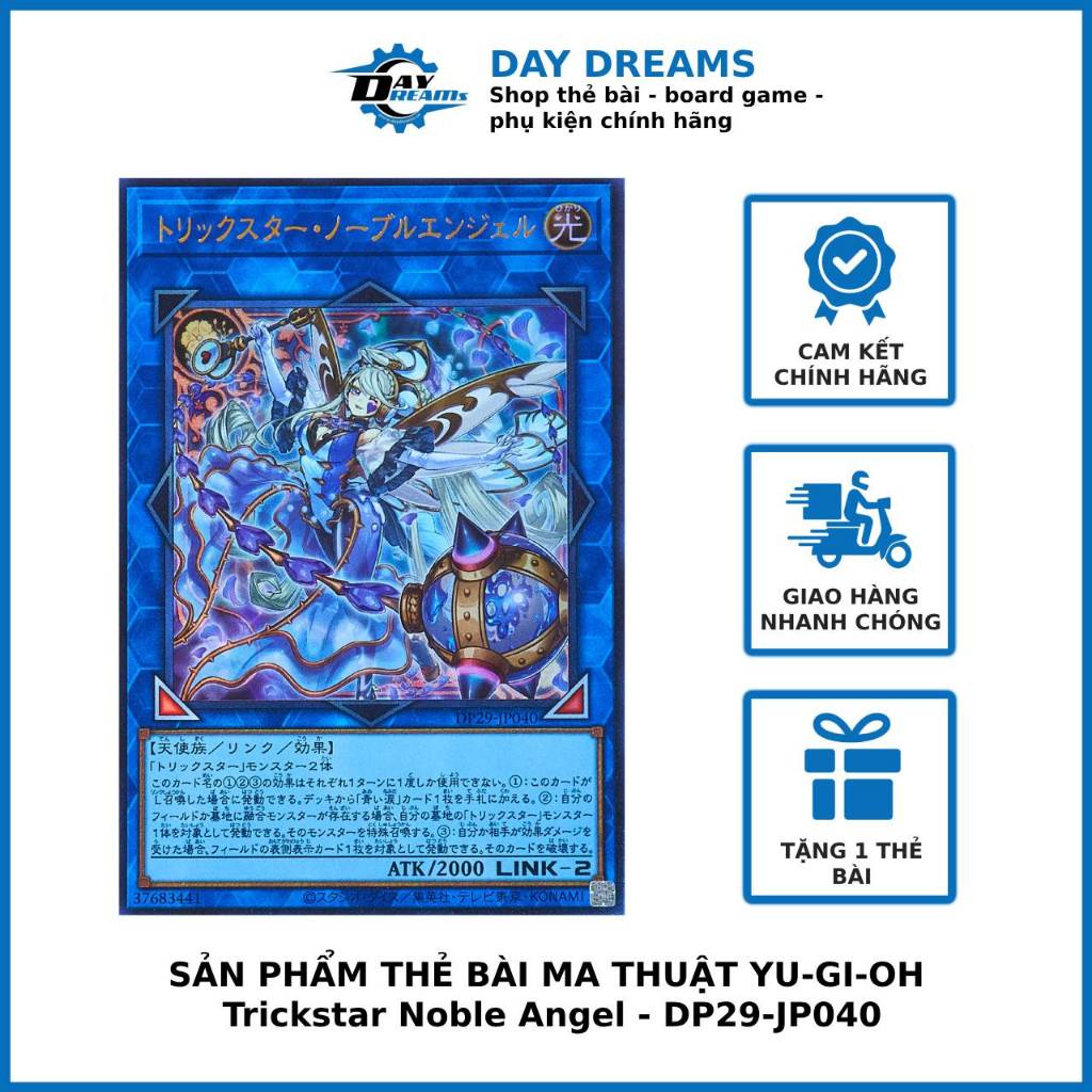 Thẻ Bài Yugioh Phiên Bản OCG-Ngôn Ngữ Tiếng Nhật: Trickstar Noble Angel - DP29-JP040 - Ultra ...