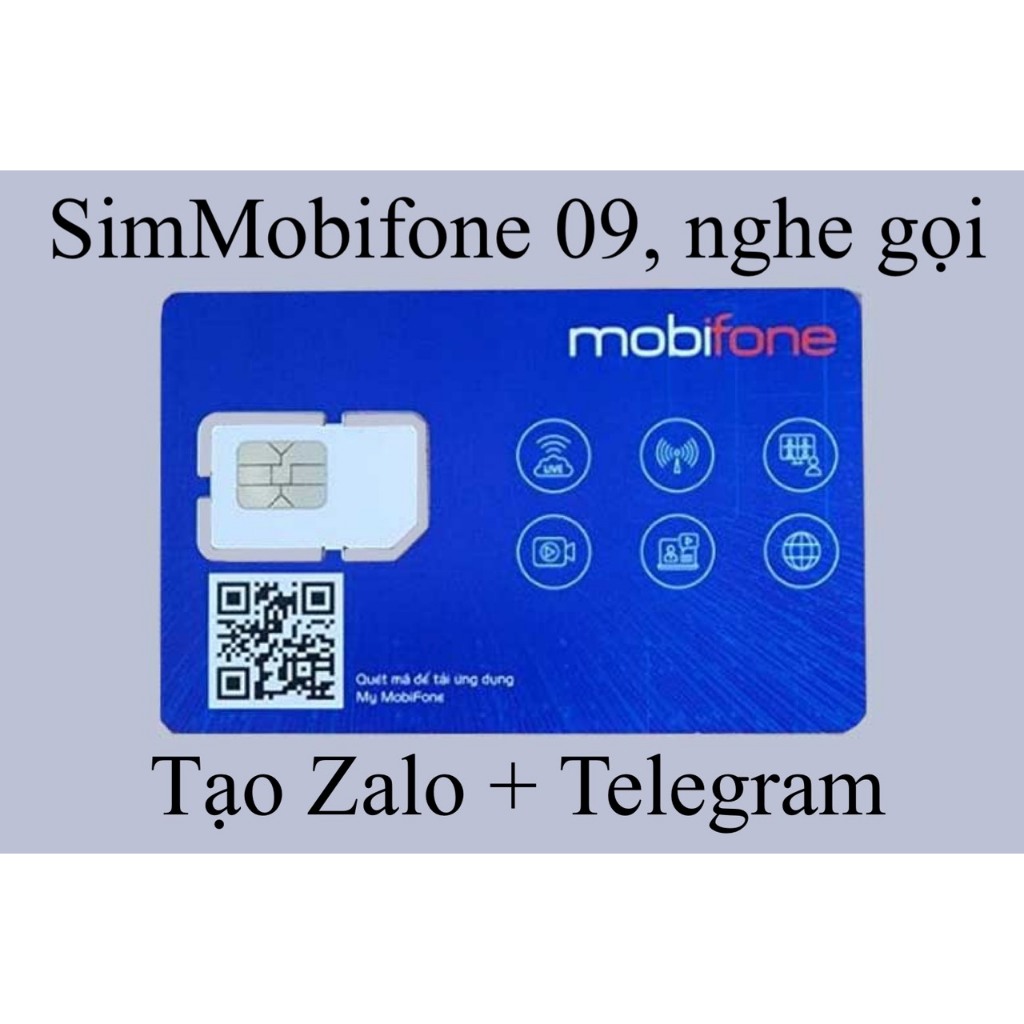SIM MOBIFONE 09 NGHE GỌI + ZALO+ TELEGRAM | Shopee Việt Nam