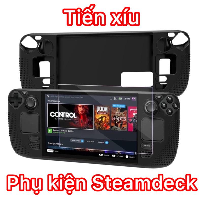 Phụ kiện SteamDeck dán màn hình SD ốp Silicon Case steam deck vỏ ốp tpu STEAMDECK hộp đựng sd ...