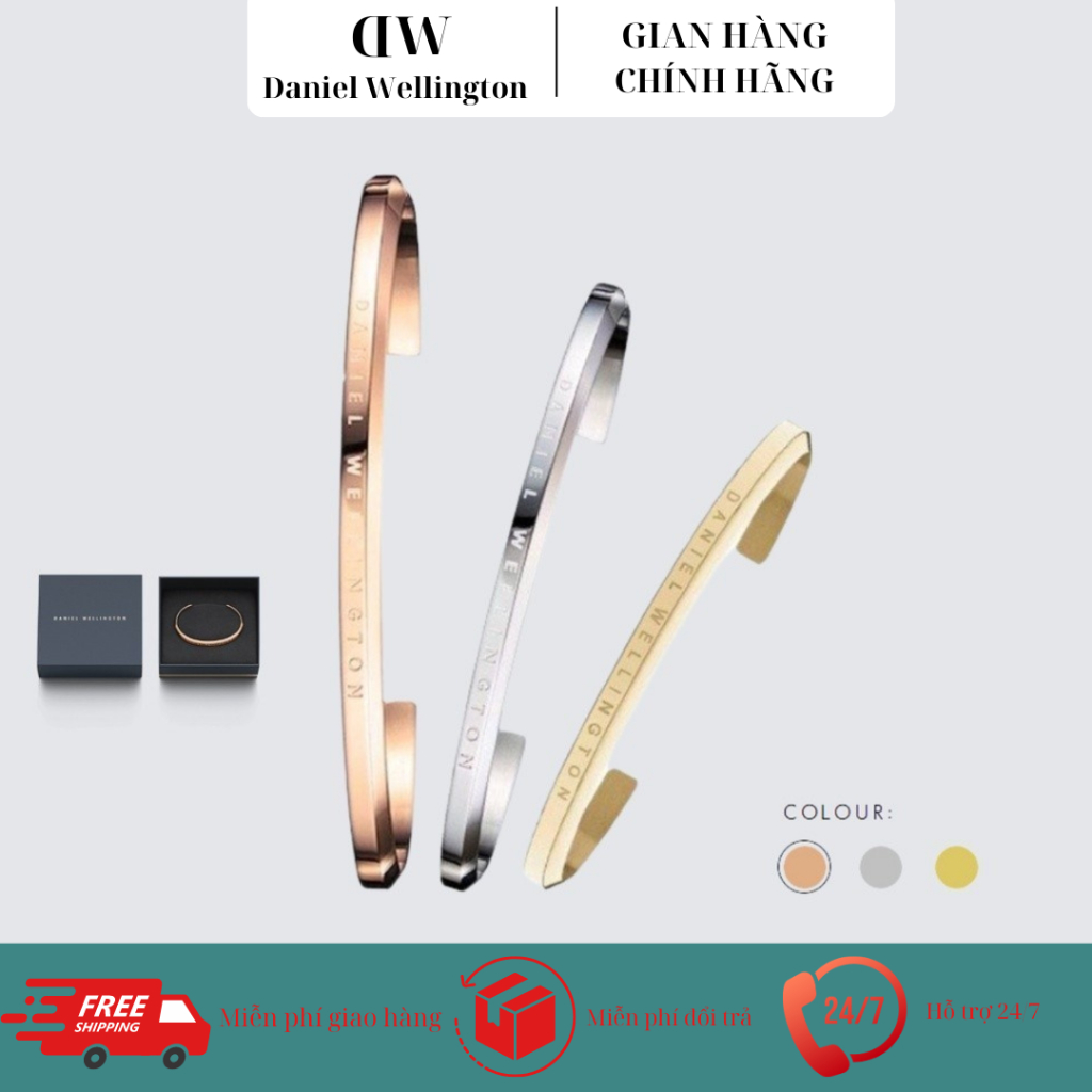 Vòng Tay Daniel Welington Classic Cuff V1 DW Chính Hãng | Shopee Việt Nam