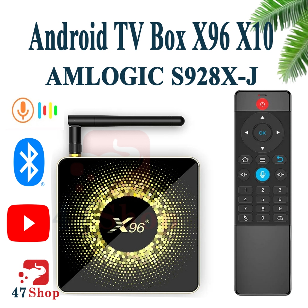 Android TV Box X96 X10 Amlogic S928X DDR4 Android 11 4G RAM 32G/64G ROM | Shopee Việt Nam