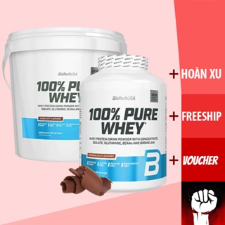 Pure Whey Protein | BioTech 100% Pure Whey Giúp Tăng Cơ Phục Hồi Cơ [2.27KG - 4KG] - Chính Hãng ...