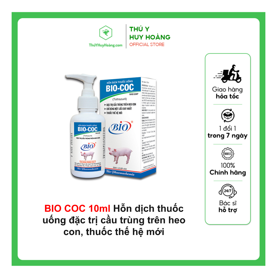 CẦU TRÙNG HEO CON chai uống 10ml | Shopee Việt Nam