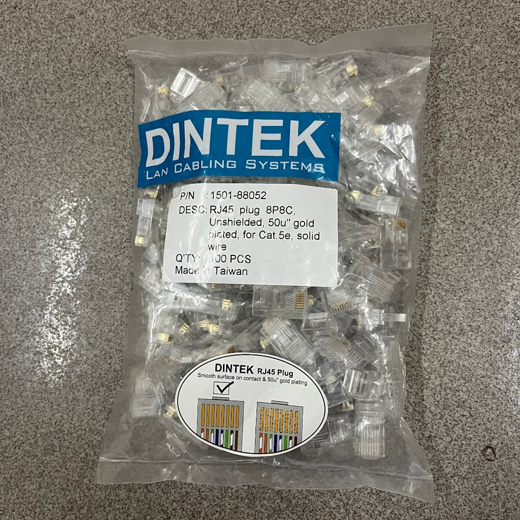 Đầu mạng RJ45 DINTEK UTP Cat.5e (1501-88052) | Shopee Việt Nam