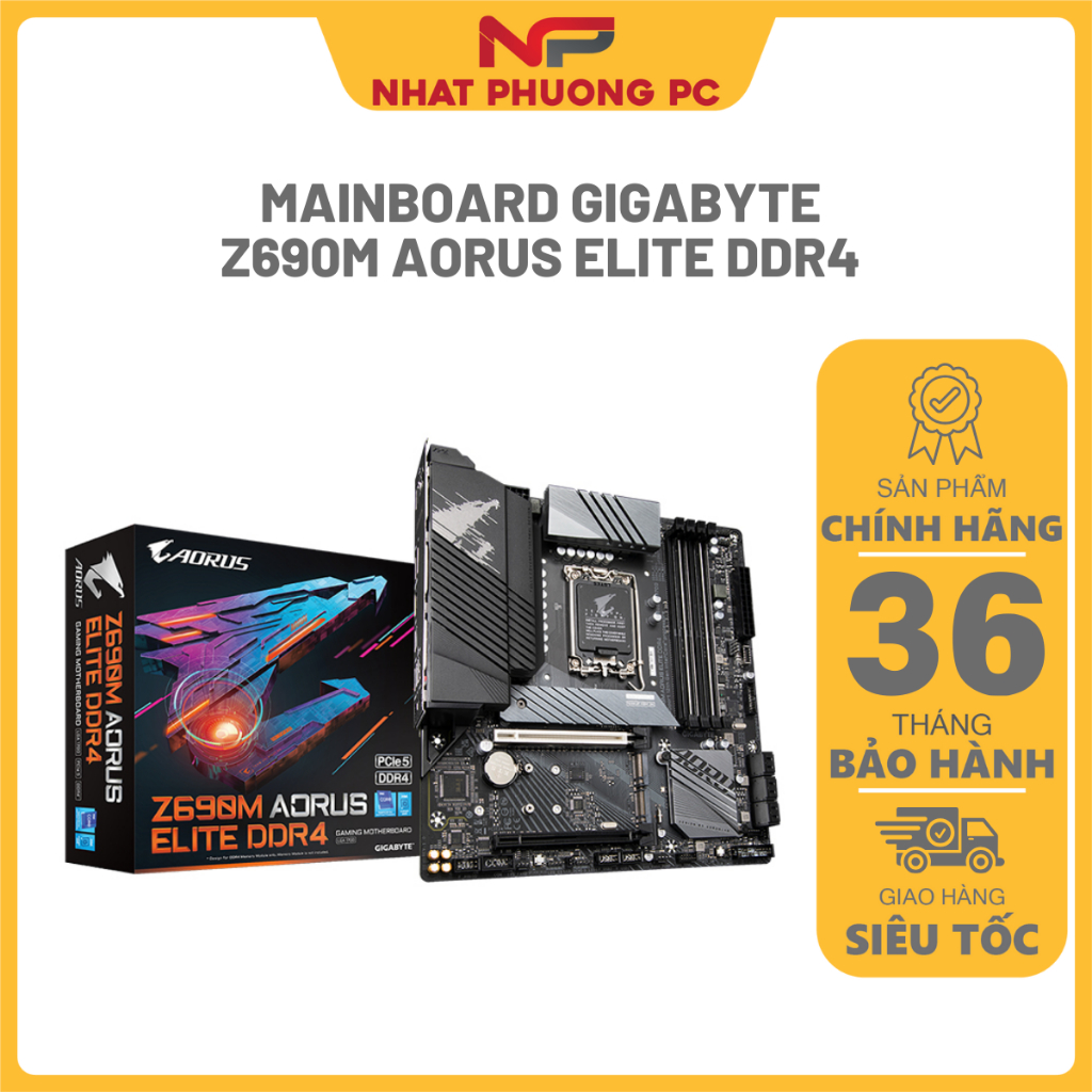 Mainboard Gigabyte Z690M AORUS ELITE DDR4 (Intel Z690M, Socket 1700, M ...