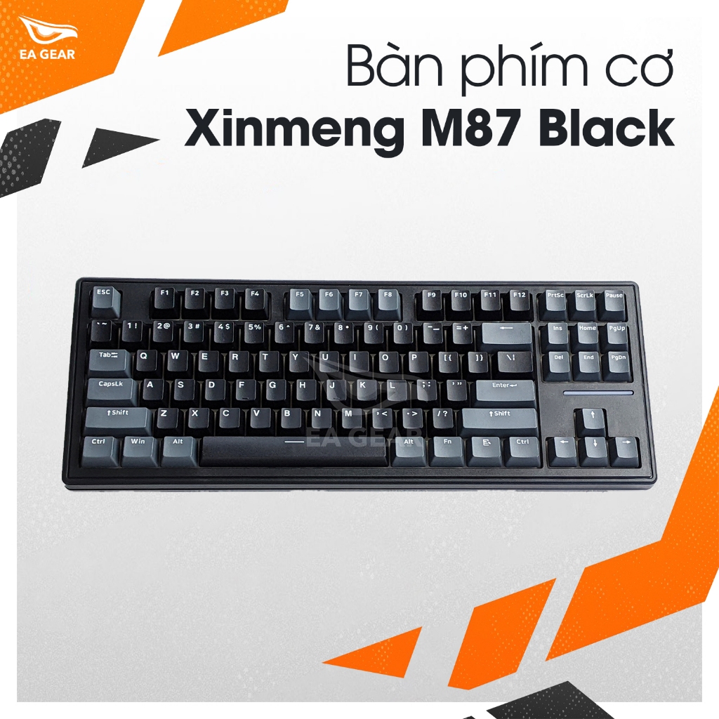 Bàn Phím Cơ Xinmeng M87 Black phiên bản RGB có led viền hotswap mạch xuôi - EA Gear | Shopee ...
