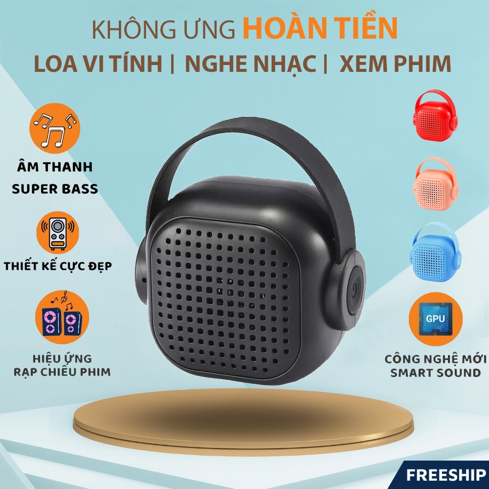 LOA BLUTOOTH MINI WSTER WS302 DI ĐỘNG NHỎ GỌN SỬ DỤNG ĐƯỢC 3.5H BASS ...