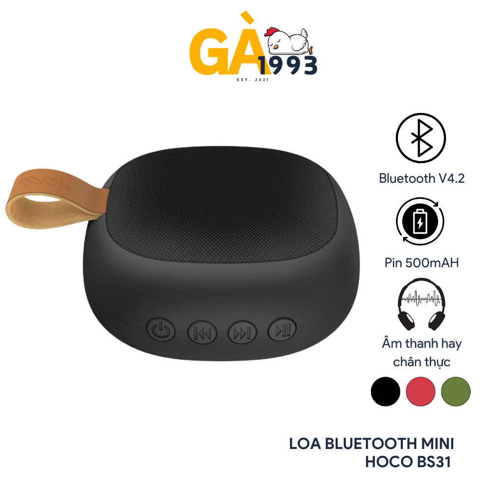 Loa Bluetooth Mini Hoco BS31 - Thiết Kế Đẹp, Âm Thanh Sống Động, Tiện ...