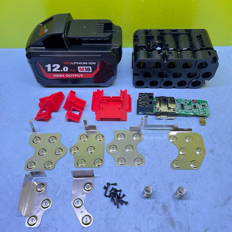 Vỏ mạch pin Milwaukee M18 15cell 21700 ( tem 12Ah ) | Shopee Việt Nam