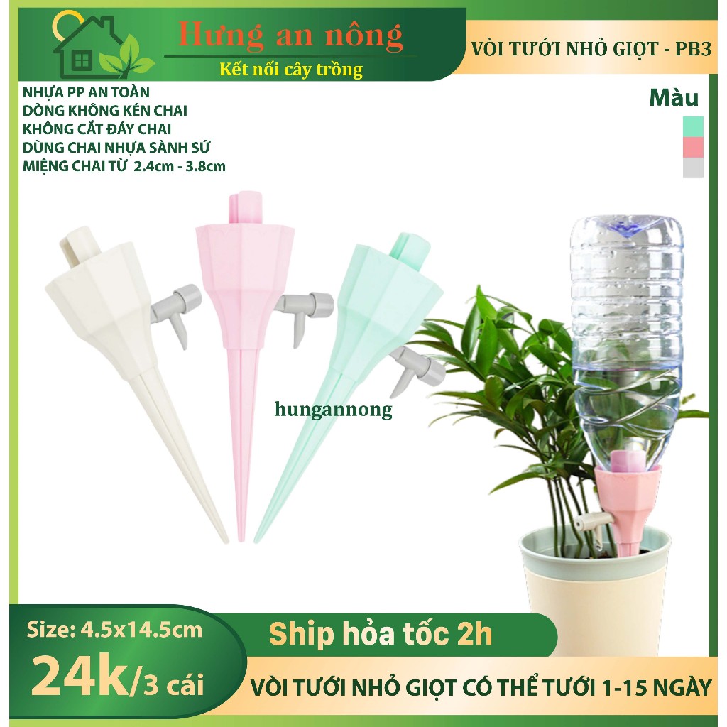 PB3 - Sét 3 vòi không bị gỉ nước không kén chai đặc biệt không đục hay ...
