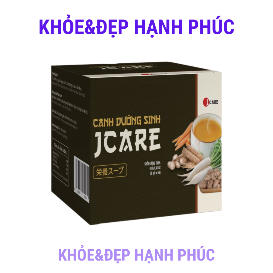 Jcare Canh Dưỡng Sinh chứa nhiều chất xơ – 8 Gói/Hộp | Shopee Việt Nam