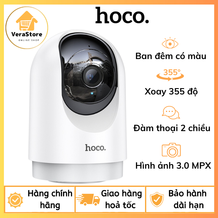 Camera Wifi không dây D1 Hoco, Xem Đêm Có Màu, Cảm biến chuyển động ...
