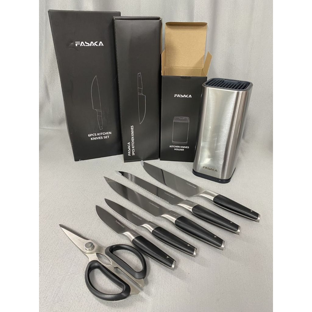 Bộ dao làm bếp 7 món hãng FASAKA | Shopee Việt Nam