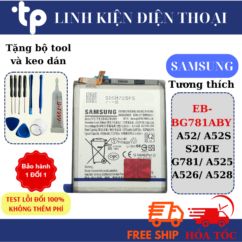 Pin Samsung A52/ S20FE/ G781/ A525/ A526/ A528/ A52S ~EB-BG781ABY ...