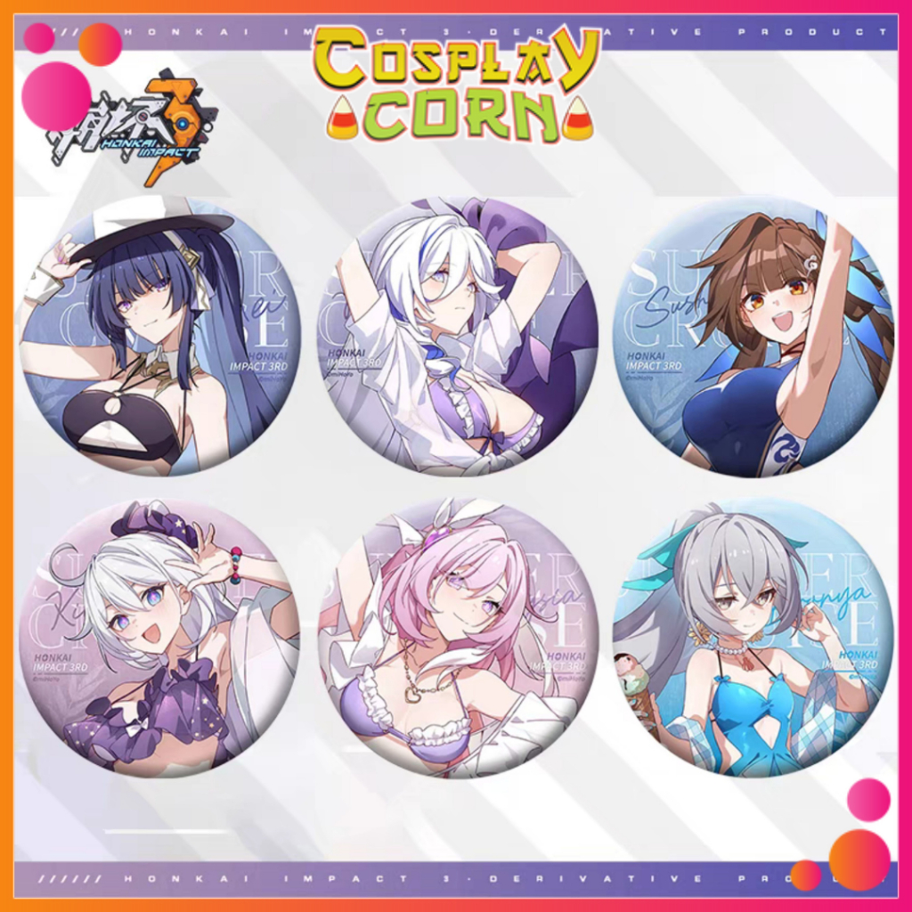 Huy hiệu Honkai Impact 3rd - Ghim cài áo nhân vật Honkai Impact 3rd ...