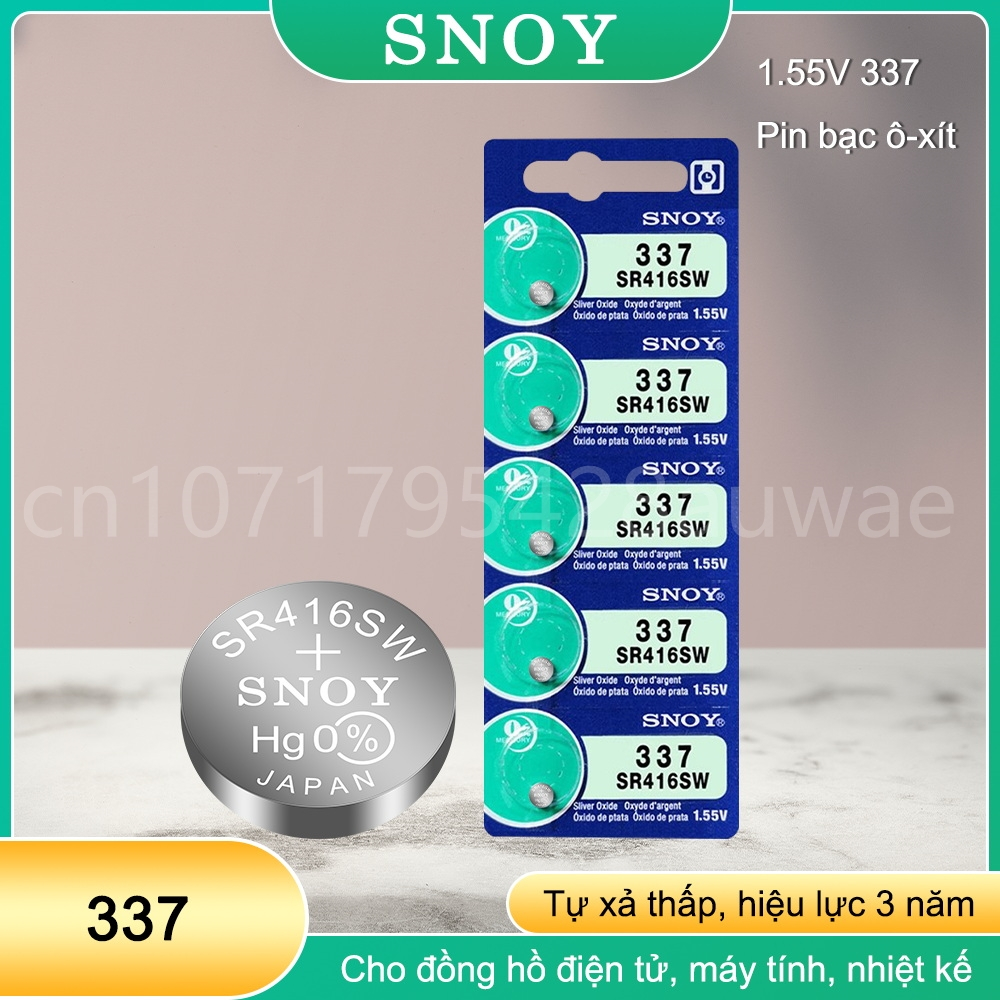 Viên Pin Đồng Hồ SONY SR416SW SR416 337 LR416 1,55V Chính Hãng Nhật Bản ...