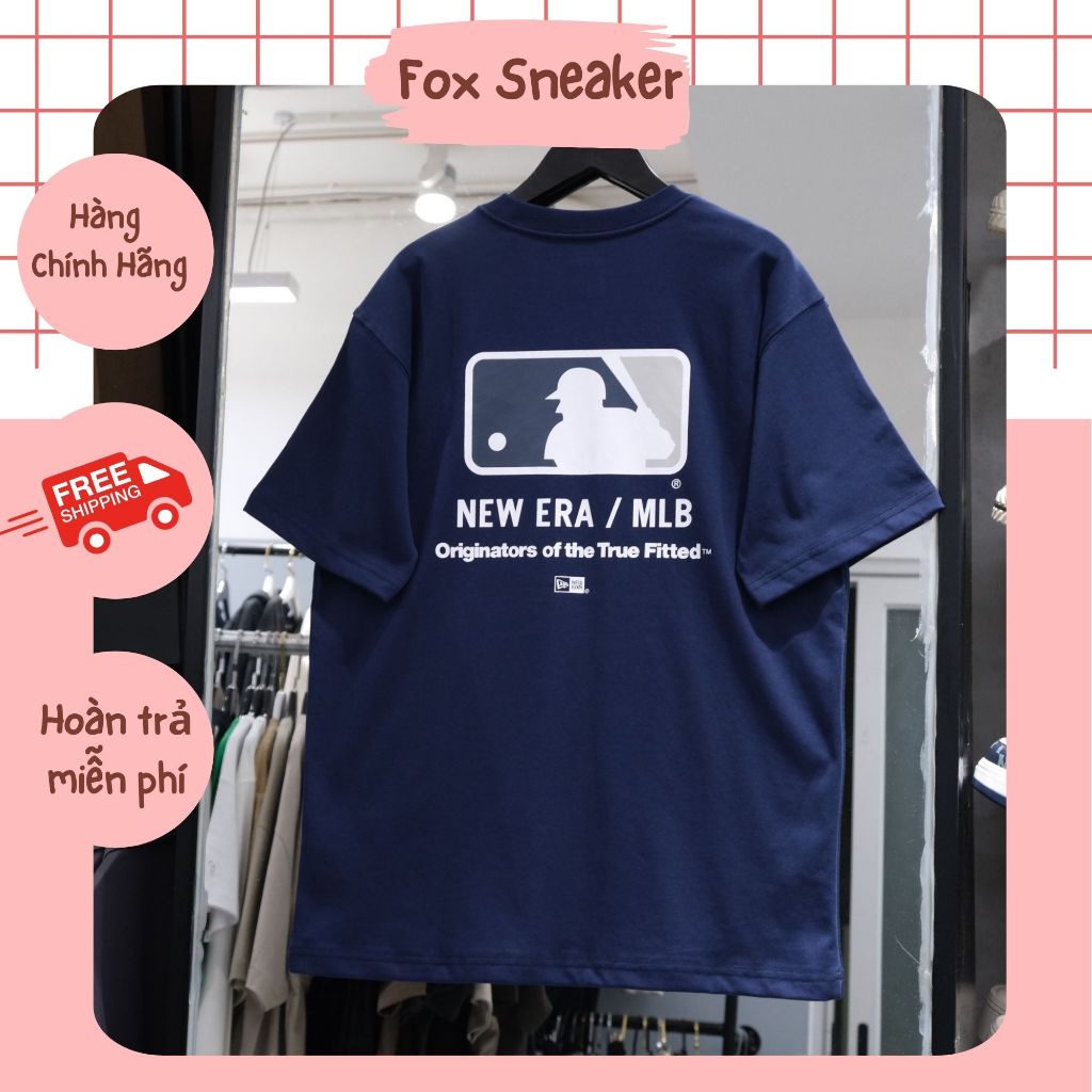 Áo Thun New Era Ny MLB Navy Chính Hãng Giá Tốt CODE: 14405337 | Fox Sneaker | Shopee Việt Nam
