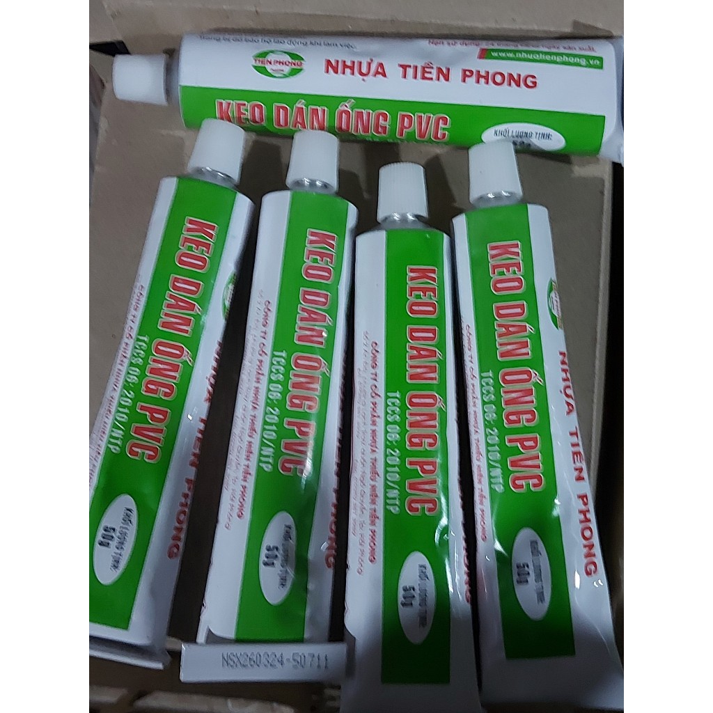 Keo dán ống nước nhựa PVC TIỀN PHONG 50g và 15g | Shopee Việt Nam